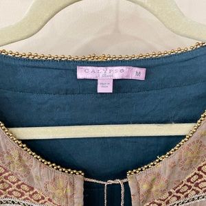 Calypso St. Barth | Tops | Calypso St Barth Embroidered Tunic | Poshmark